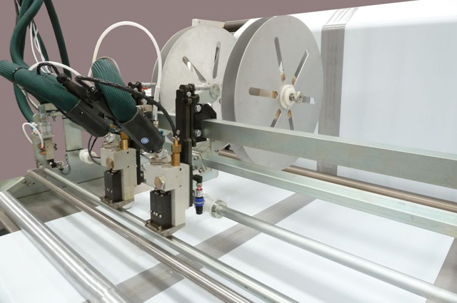 Special Purpose Gluing Brackets. Glue Guns. Gluing installat